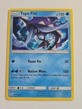 Pokemon | Toys | Pokemon Tapu Fini Card Set | Poshmark